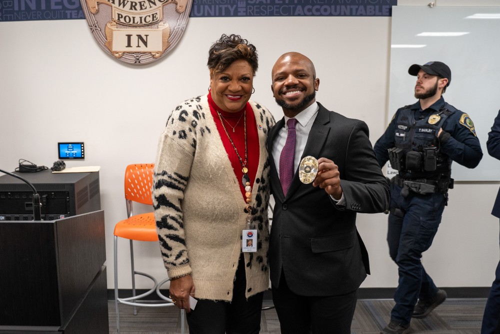 Three New LPD Officers Sworn In | City of Lawrence, Indiana
