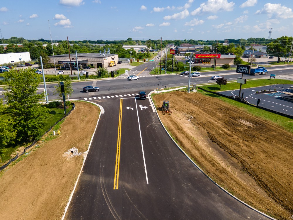 New Thunderbird Road Intersection Now Open | City of Lawrence, Indiana